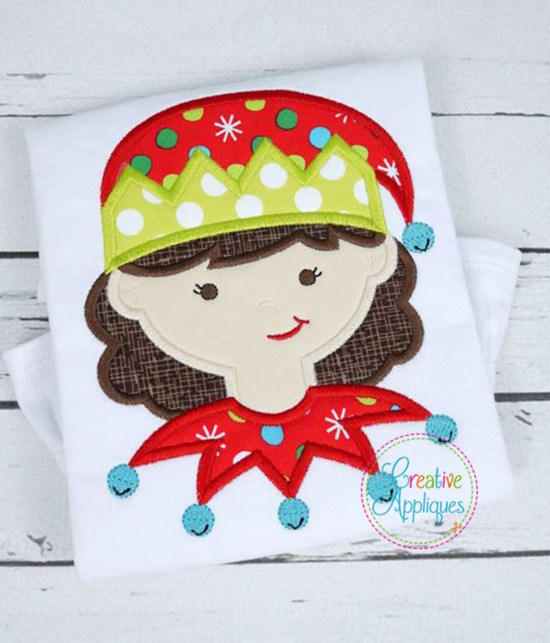 Elf Girl Digital Machine Embroidery Applique Design 4 Sizes, Elf ...
