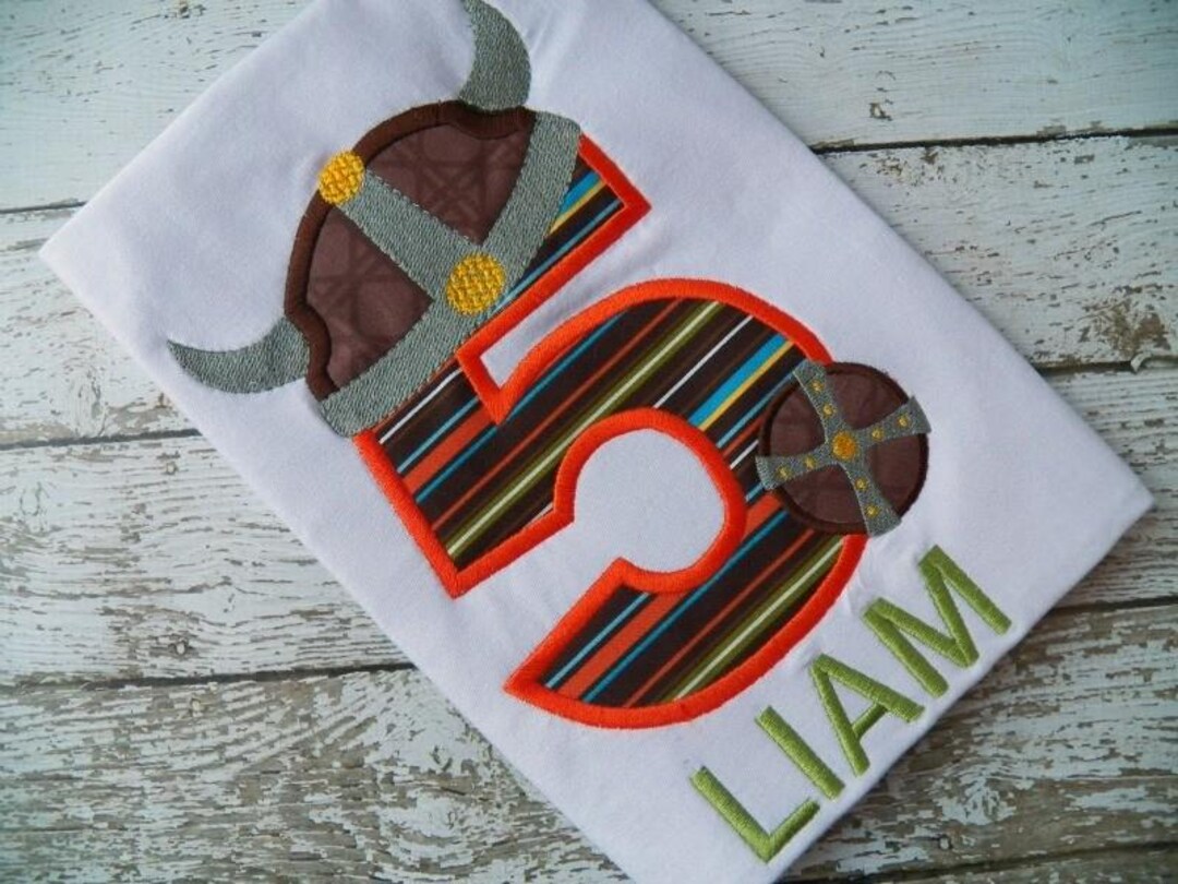 Viking Numbers Applique Design Set, Machine Embroidery, Embroidery ...