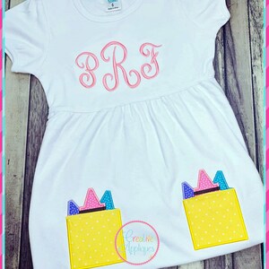 Crayon Pocket Applique Machine Embroidery Design 9 Sizes, in the Hoop ...