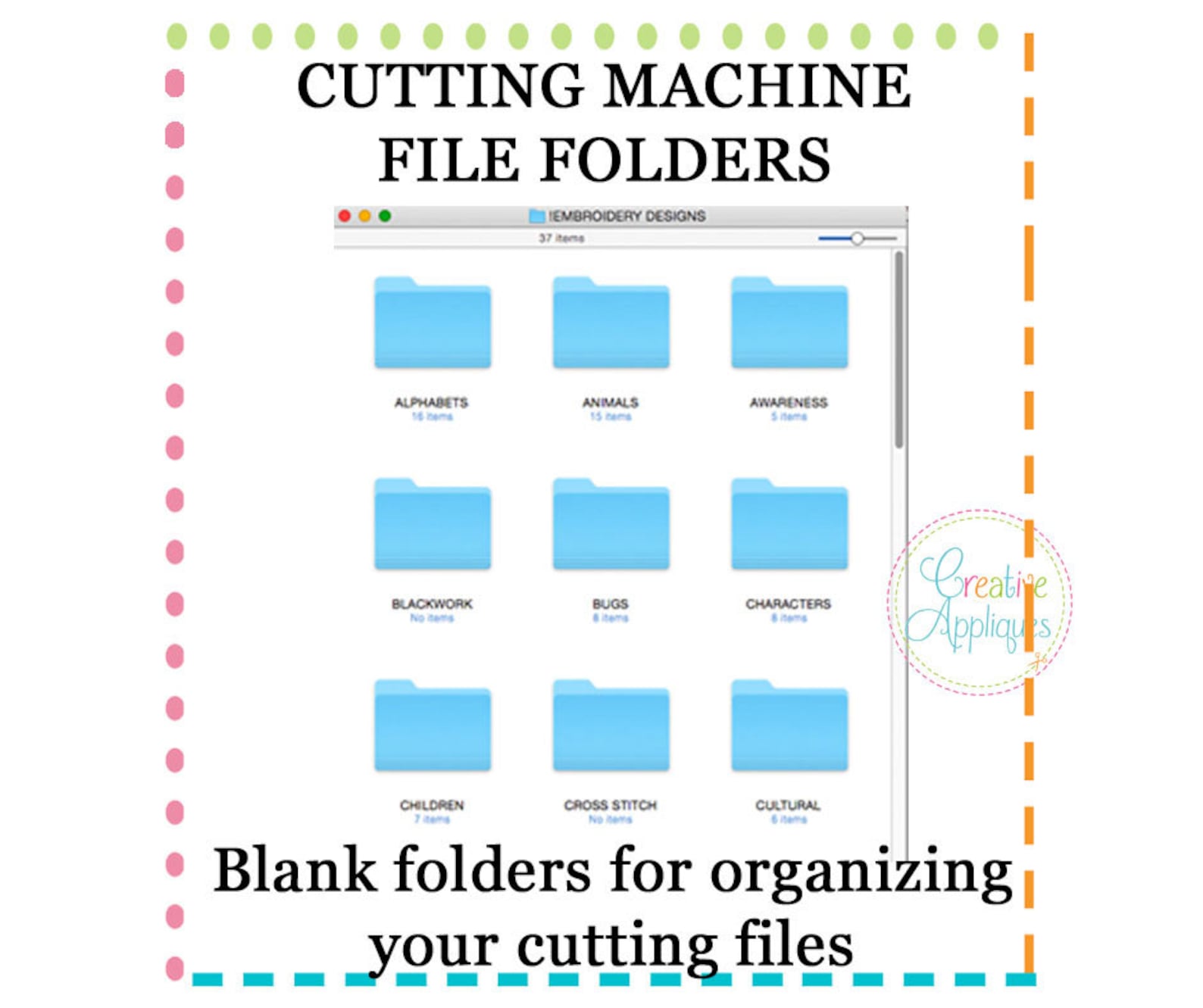 MAC Cutting Machine File Folders to Organize Your SVG Cutting Files ...