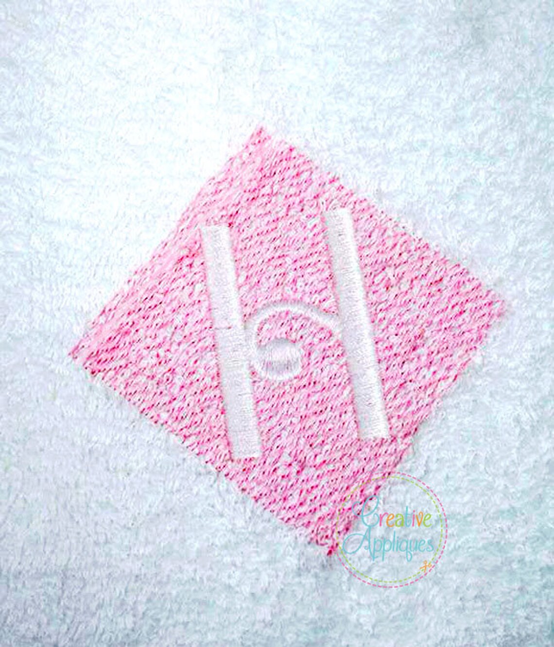 Nap Loft Pile Down Diamond Monogram Frame Digital Machine Embroidery ...