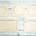 Embossed Monogram Frame Set Digital Machine Embroidery Design 7 Shapes ...