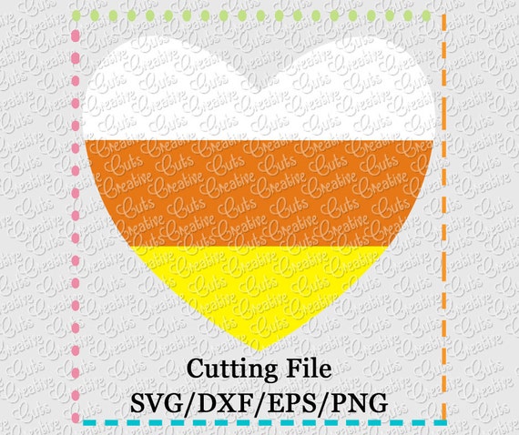 EXCLUSIVE SVG eps DXF Candy corn heart svg trick or treat | Etsy