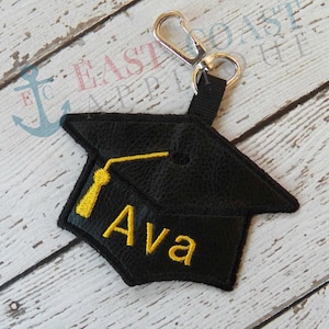 Graduation Bag Tag in the Hoop Design, in the Hoop Bag Tag, in the Hoop ...