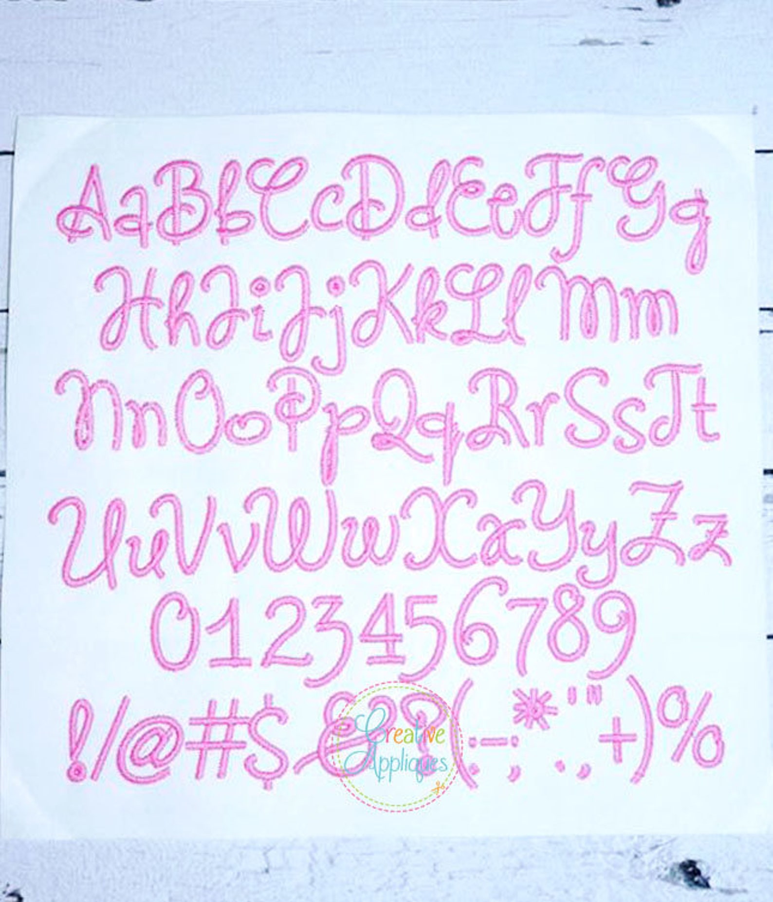 11 SIZES!!! Jump Rope Embroidery Font Alphabet Font Digital Machine ...