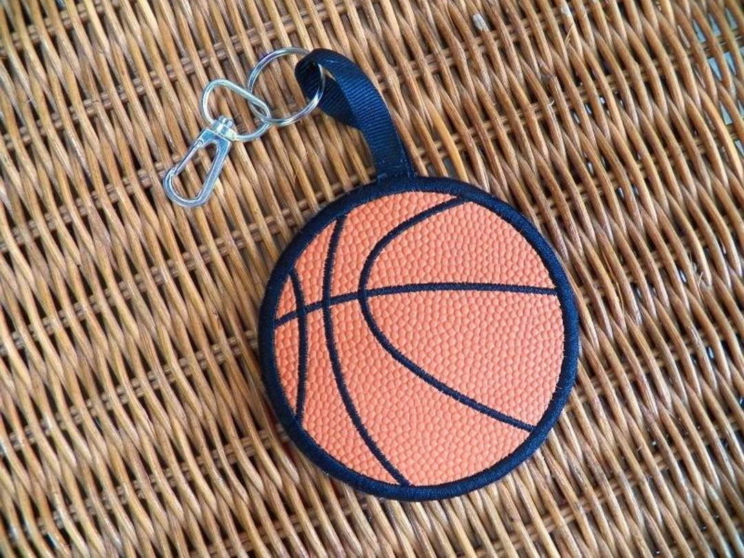 Basketball Bag Tag in the Hoop Design, in the Hoop Bag Tag, in the Hoop ...