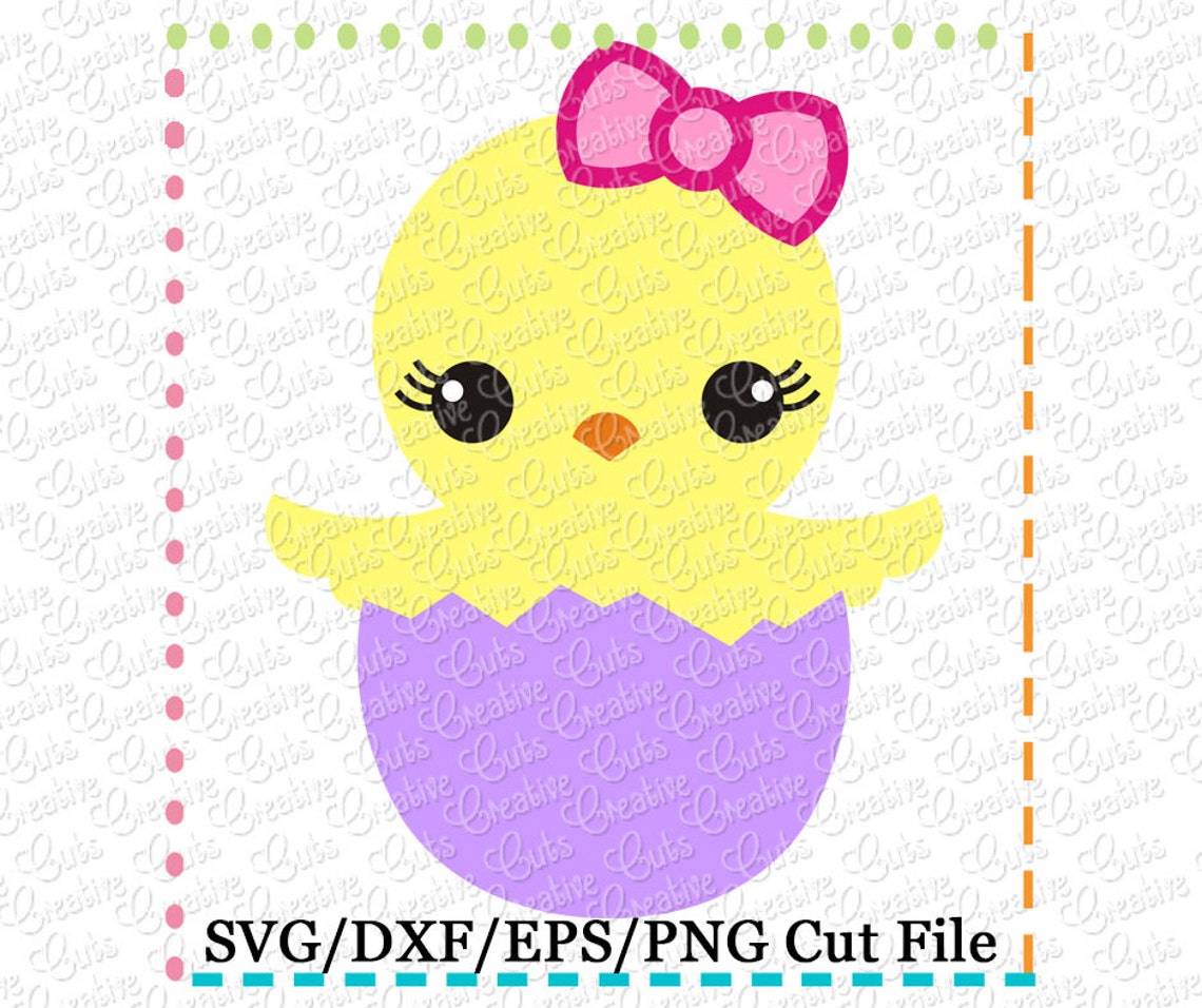 Pollito bebé Pascua SVG archivo de corte chick svg Pascua - Etsy México