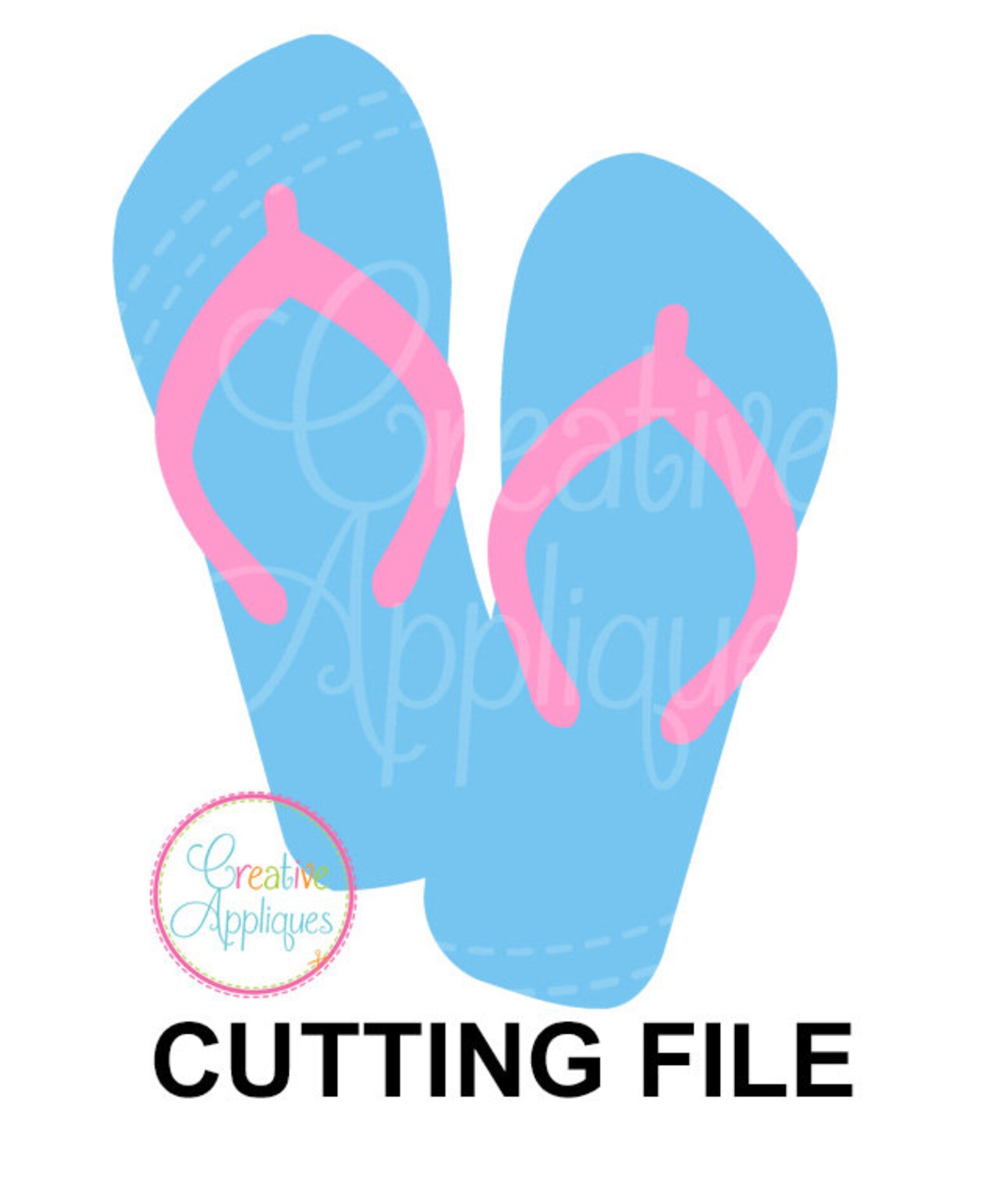 Flip flops SVG eps DXF Cutting File Flip flops svg Flip | Etsy