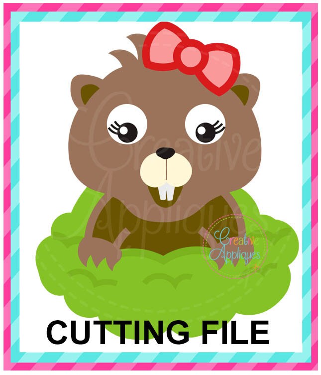 Groundhog svg cutting file groundhog day svg groundhog cut | Etsy