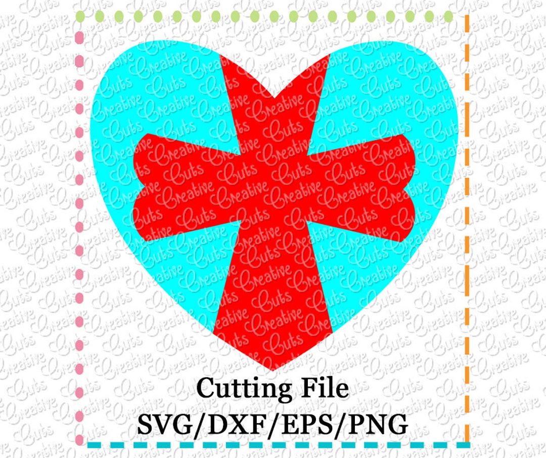 EXCLUSIVE SVG Eps DXF Heart Cross Svg, Cross Svg, Christian Svg, Jesus ...