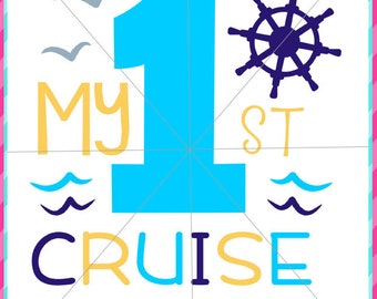 My First Cruise Svg - Etsy
