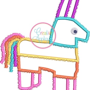 Piñata Digital Machine Embroidery Applique Design 4 SIZES, Piñata ...