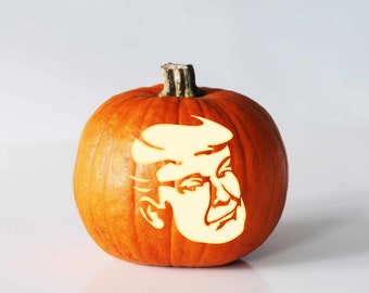 Donald Trump Pumpkin Carving Stencil Printable - Etsy