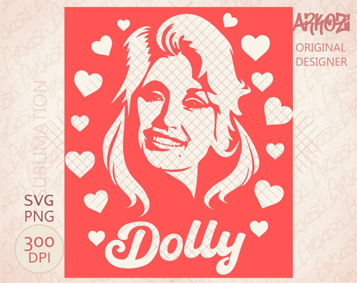 Dolly Valentines 4 Variations SVG PNG Cut File Sublimation - Etsy