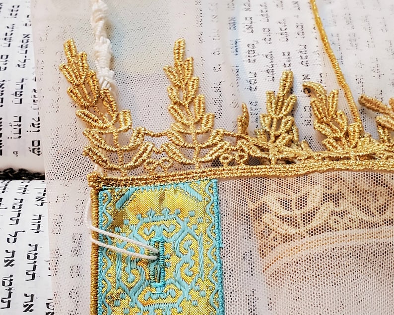 Ivory Net Lace Tallit Prayer Shawl Girls Tallis Ladies | Etsy