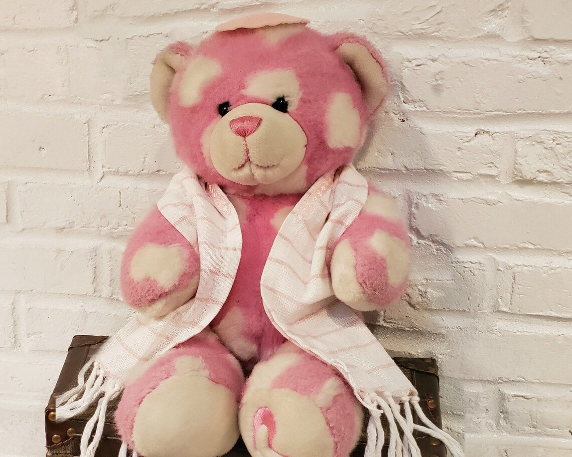 Miniature Tallit and Kippa Set for 18" Doll or Teddy Bear, Pink Mini ...