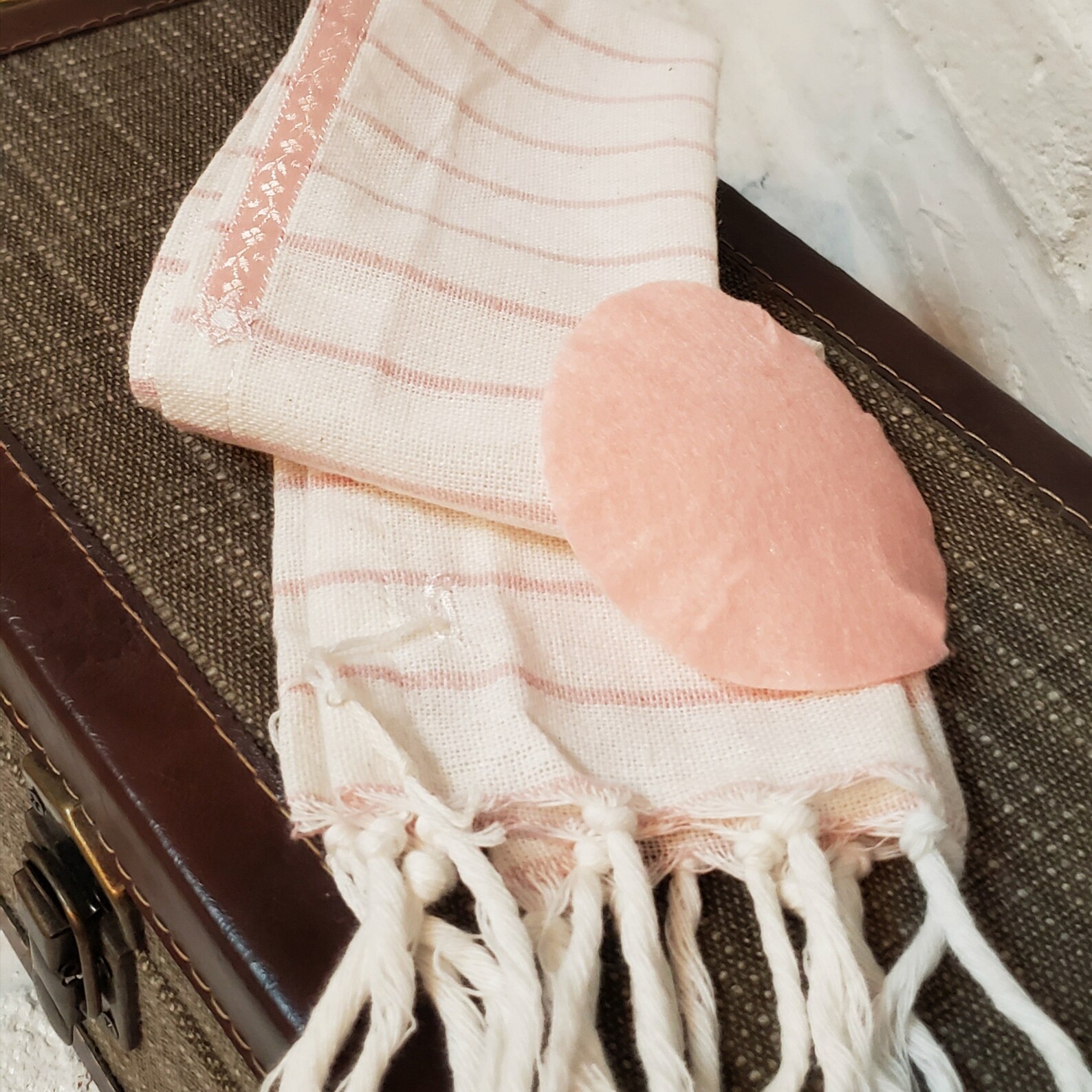 Miniature Tallit and Kippa Set for 18" Doll or Teddy Bear, Pink Mini ...