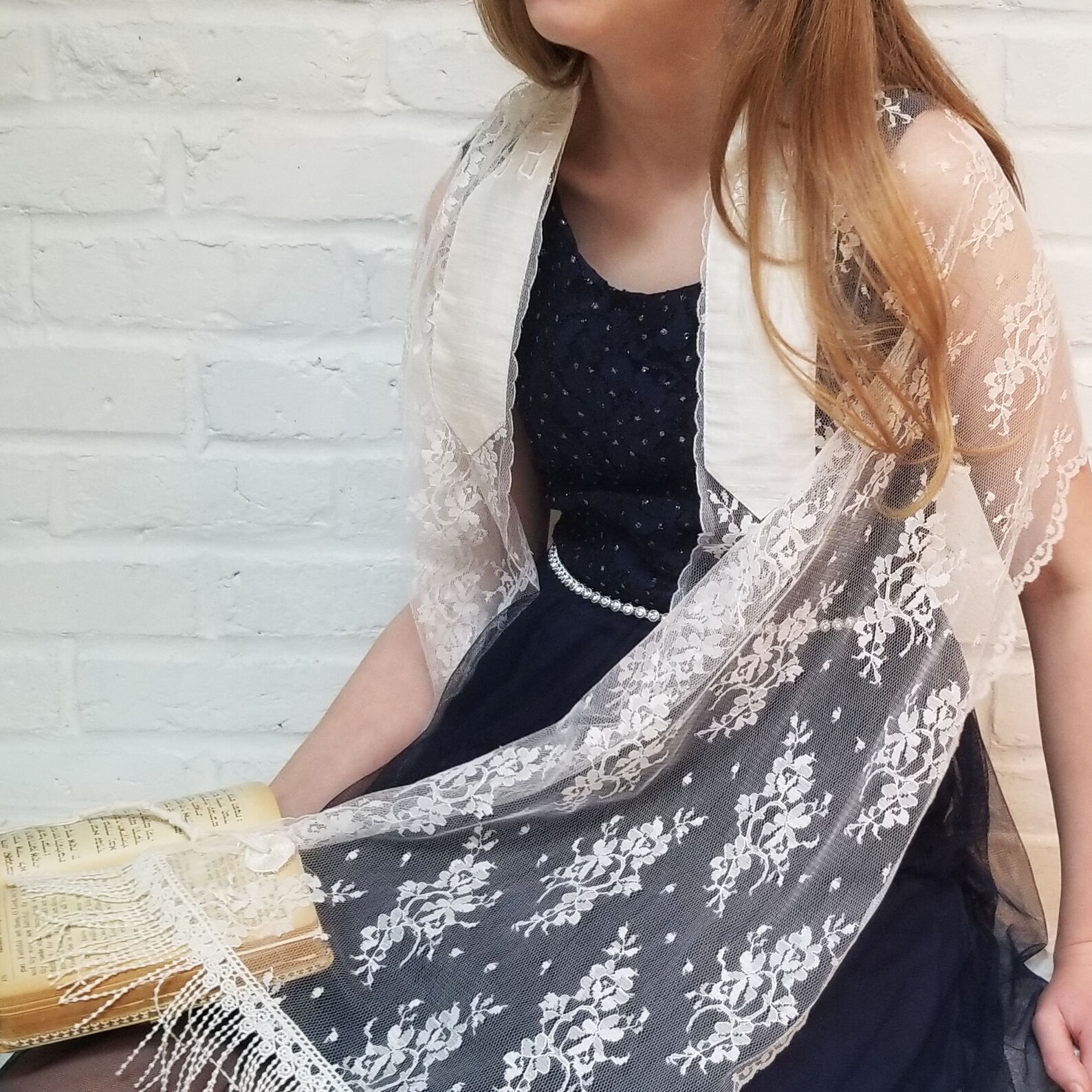 Chantilly Lace Tallit, Lace Prayer Shawl, Girls Tallis, Ladies Tallis ...