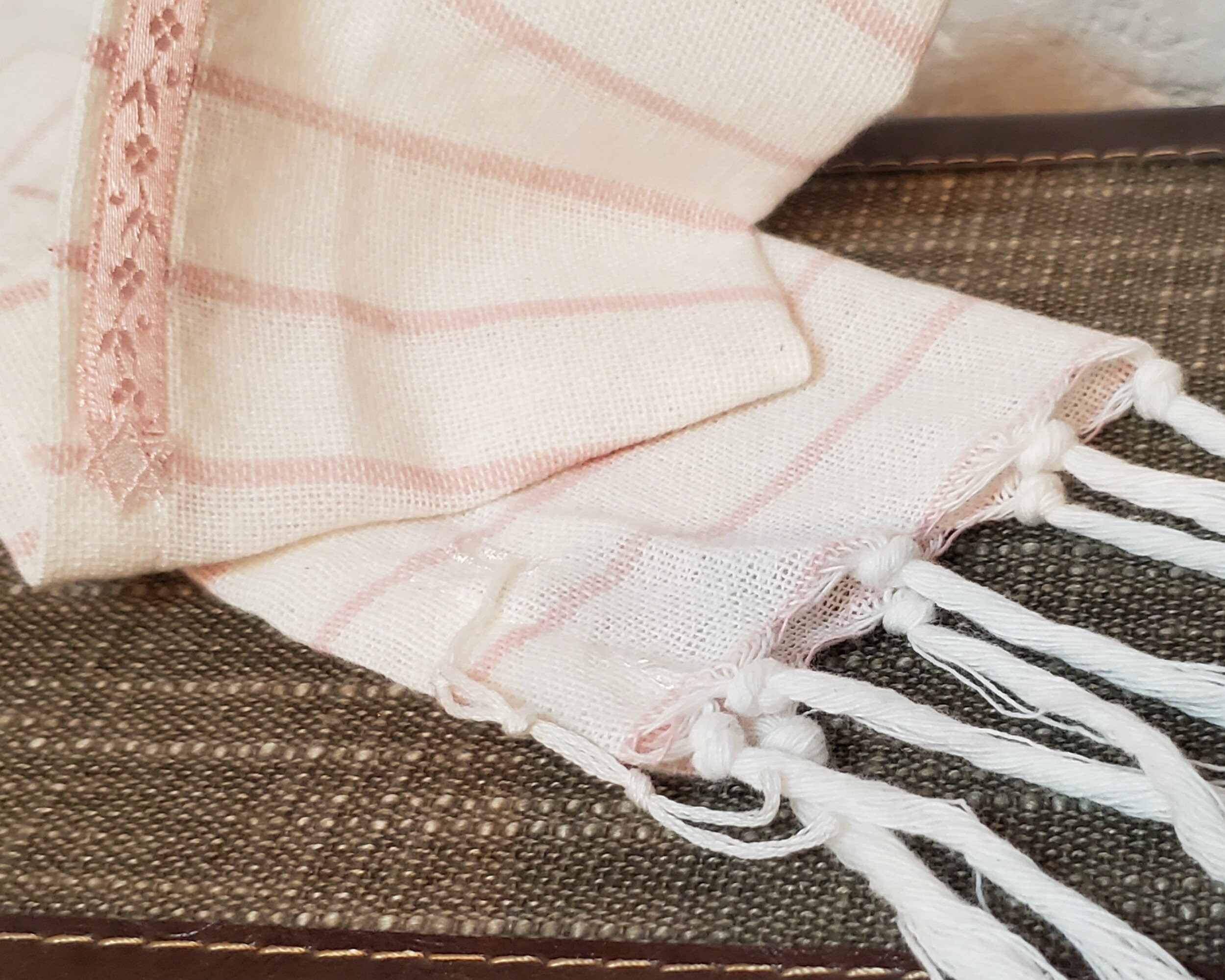 Miniature Tallit and Kippa Set for 18" Doll or Teddy Bear, Pink Mini ...