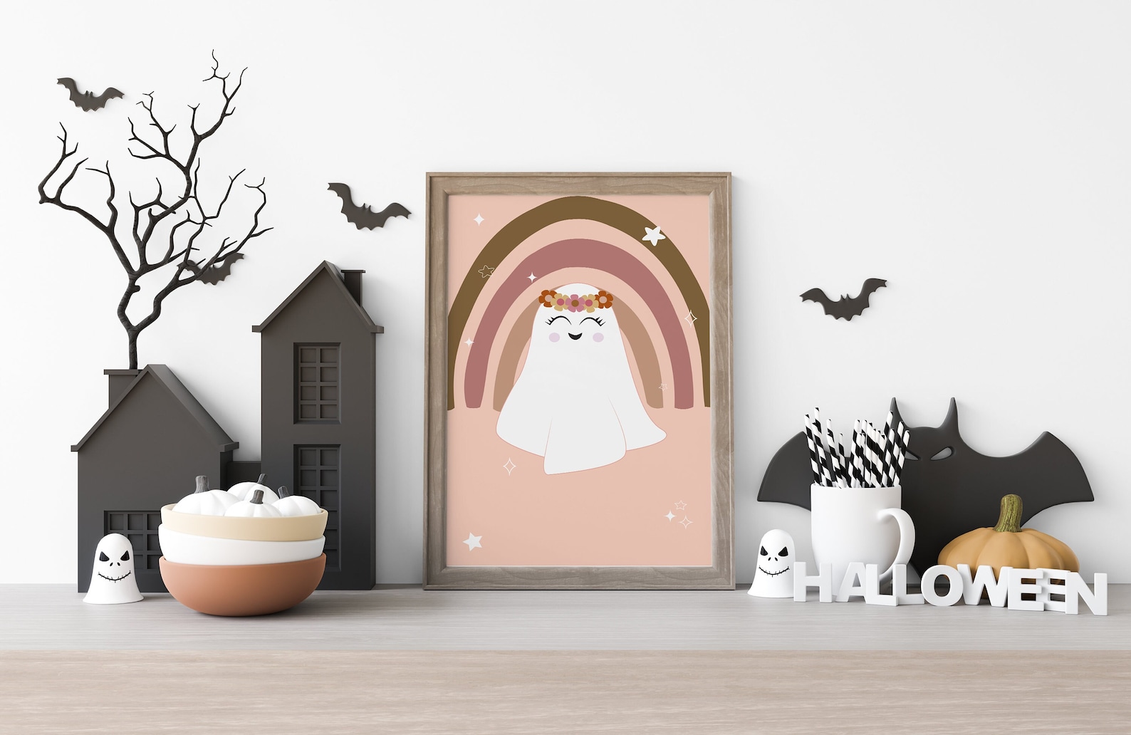 Groovy Ghoul Printable DIGITAL DOWNLOAD Cute Halloween - Etsy