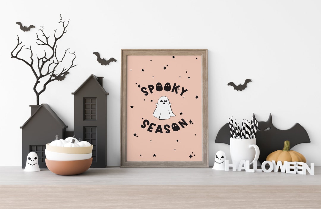 Spooky Season Printable || DIGITAL DOWNLOAD || Cute Halloween Print ...