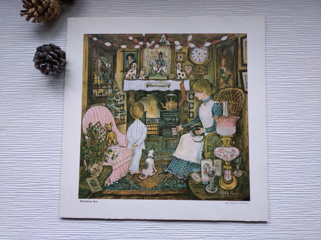Art Print of a Victorian Christmas Eve. Ready to Frame Art Print by ...