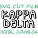 Kappa Delta - SVG - Digital File - Etsy