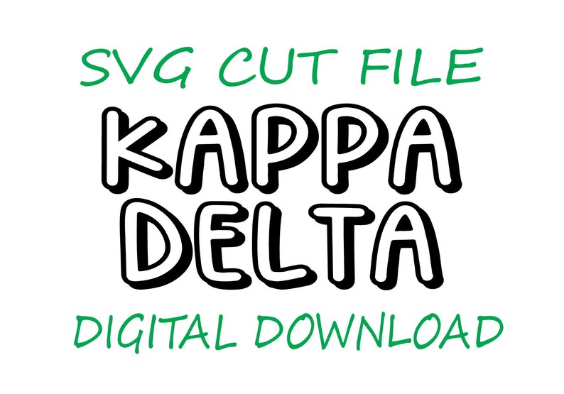 Kappa Delta - SVG - Digital File - Etsy