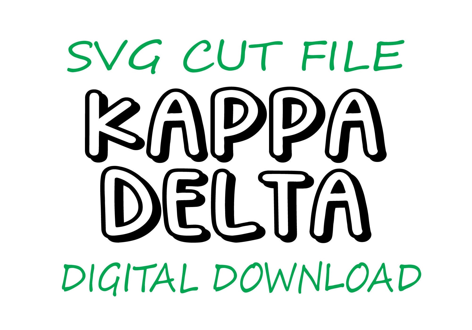 Kappa Delta - SVG - Digital File - Etsy
