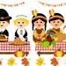 Thanksgiving Clip Art Set. the First Thanksgiving Clip Art. - Etsy