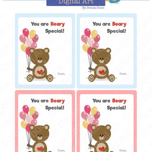 Printable Valentine Cards, Kids Valentine Cards, Valentine's Day Cards ...