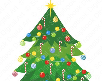 Christmas Digital Paper Pack and Clipart - Clip Art, Digital Papers for ...