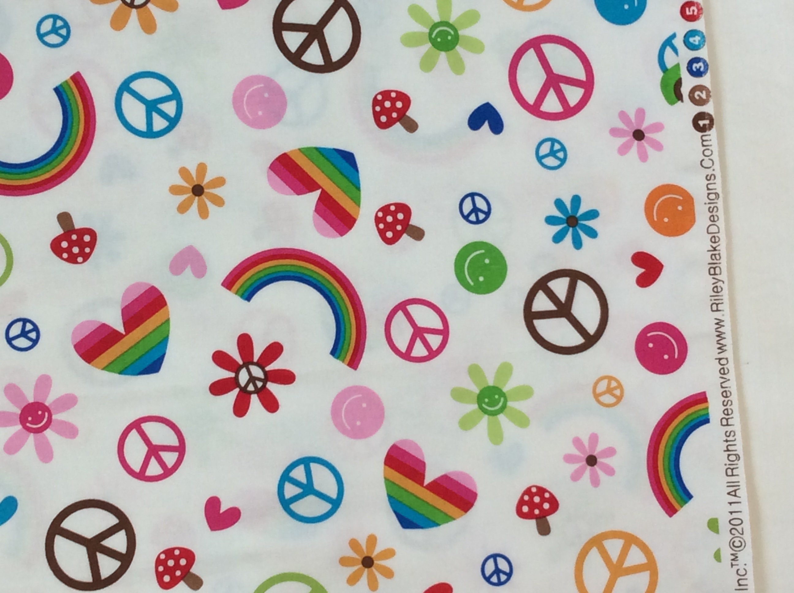 Feeling Groovy Cotton Fabric by the Half Yard Rare OOP 2011 - Etsy