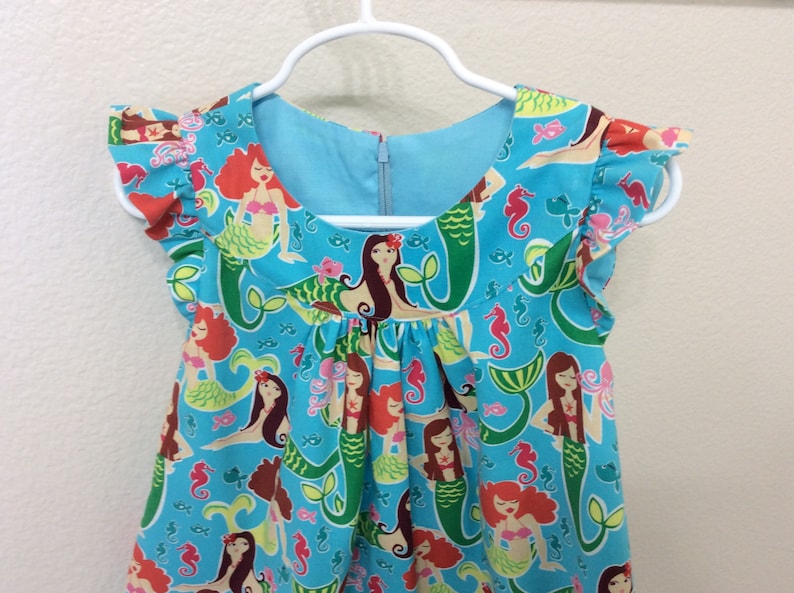 Girl's Toddler's Mermaids Dress Designers Dress | Etsy