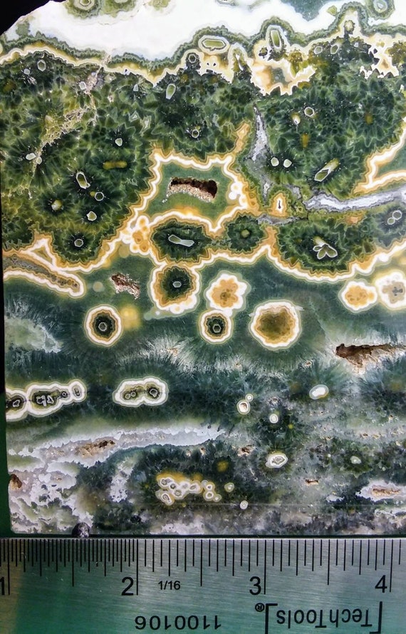 Jewelry Making & Beading Ocean Jasper Polished Slab Slice Materials ...