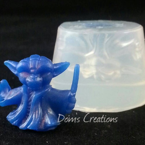 Miniature Slug Galaxy Fighting Figure Clear Silicone Mold - Etsy