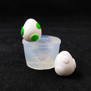 3D Yoshi Egg Inspired Clear Silicone Mold - Etsy