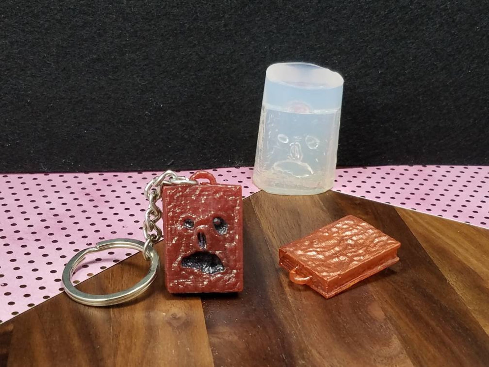 Evil Dead Necronomicon, Book of the Dead, Keychain Clear Silicone Mold ...