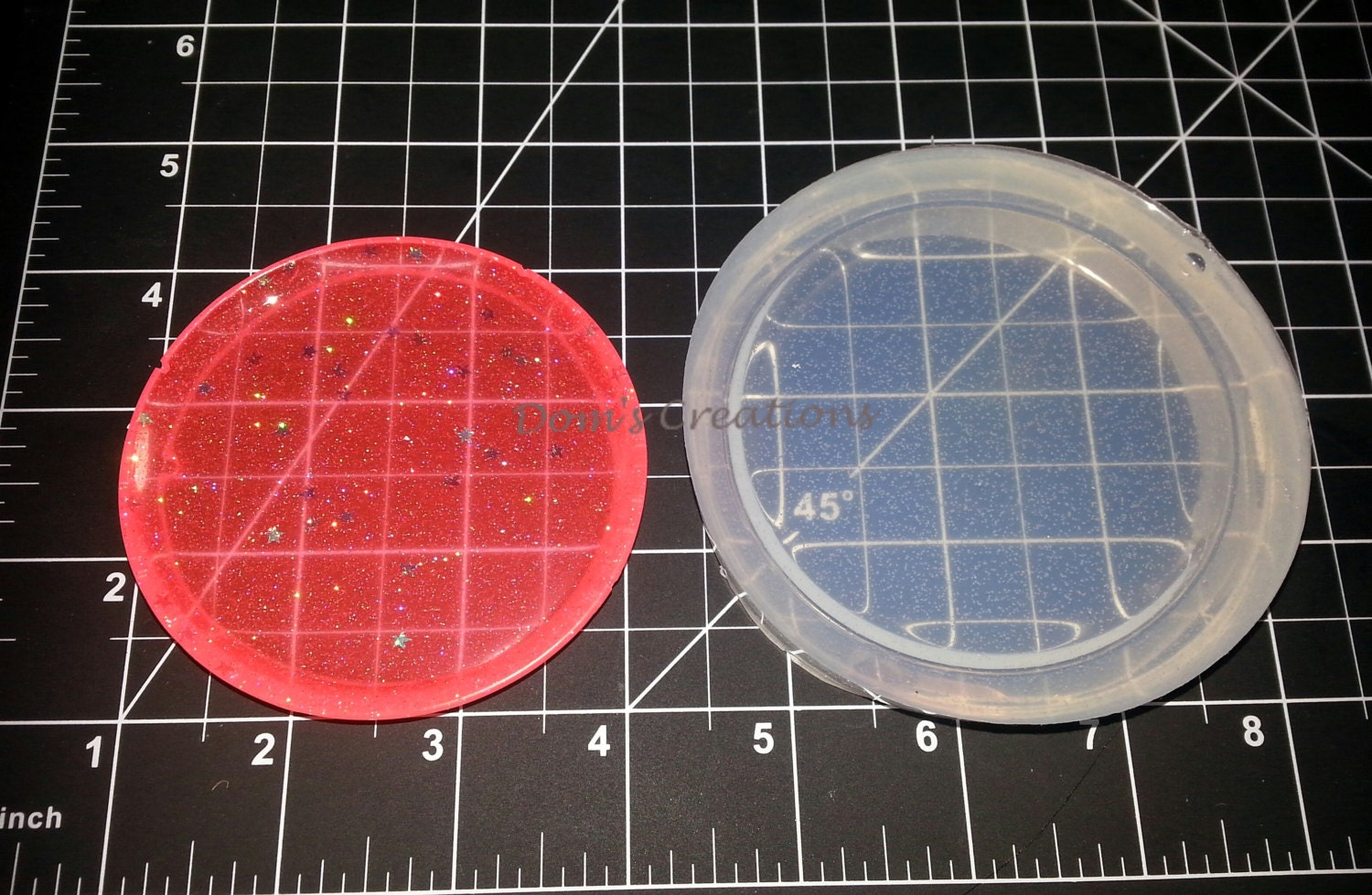 Single Coaster Silicone Mold | Etsy