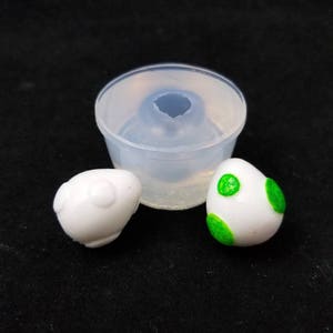 3D Yoshi Egg Inspired Clear Silicone Mold - Etsy