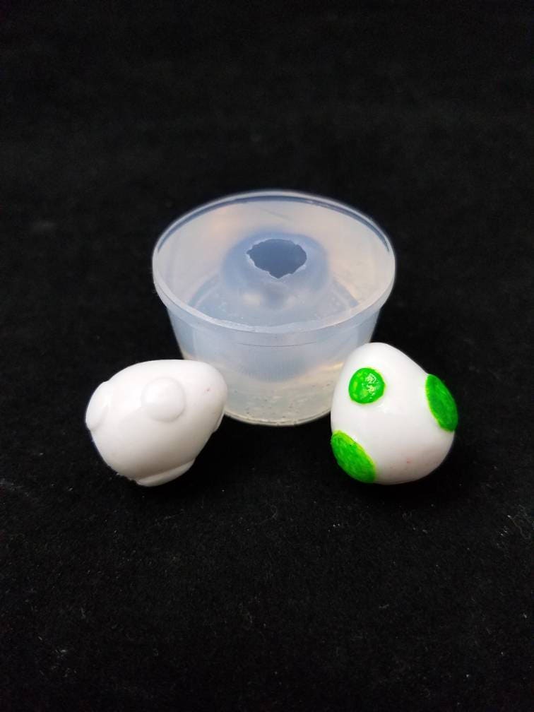 3D Yoshi Egg Inspired Clear Silicone Mold - Etsy