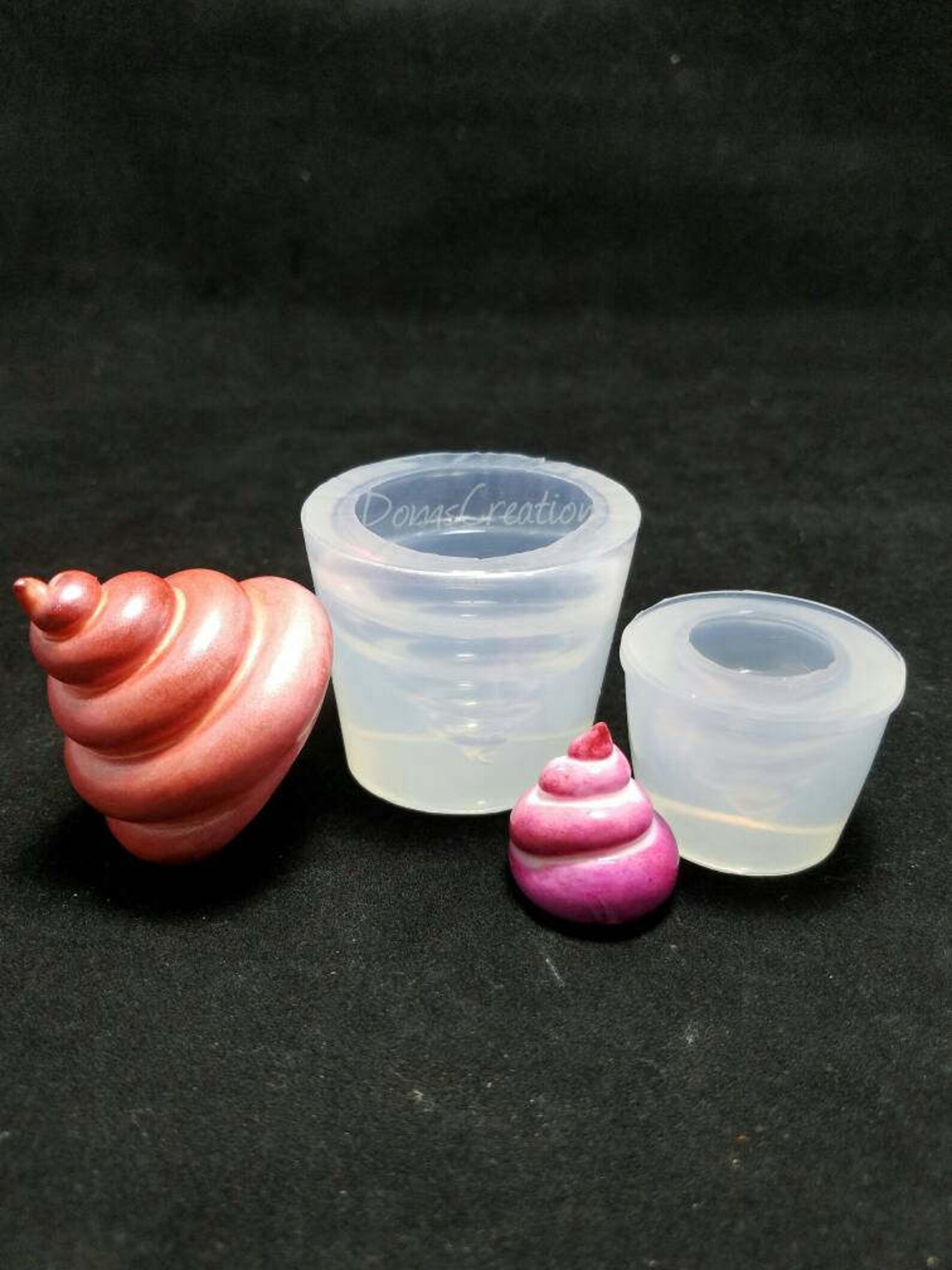 Hand Sculpted Kawaii Unicorn Poop 3d Silicone Mold 2 Size Options - Etsy
