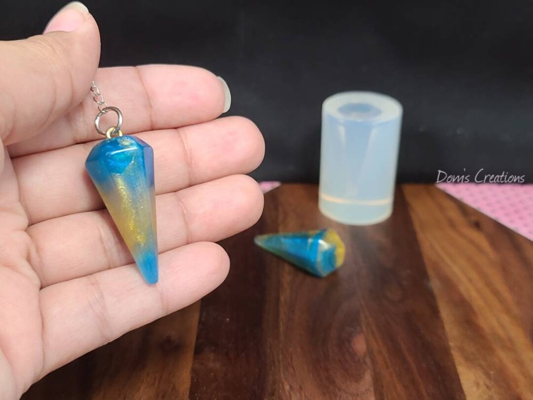 Crystal Point, Pendulum, Scrying, Magic Tool, Clear Silicone Mold - Etsy