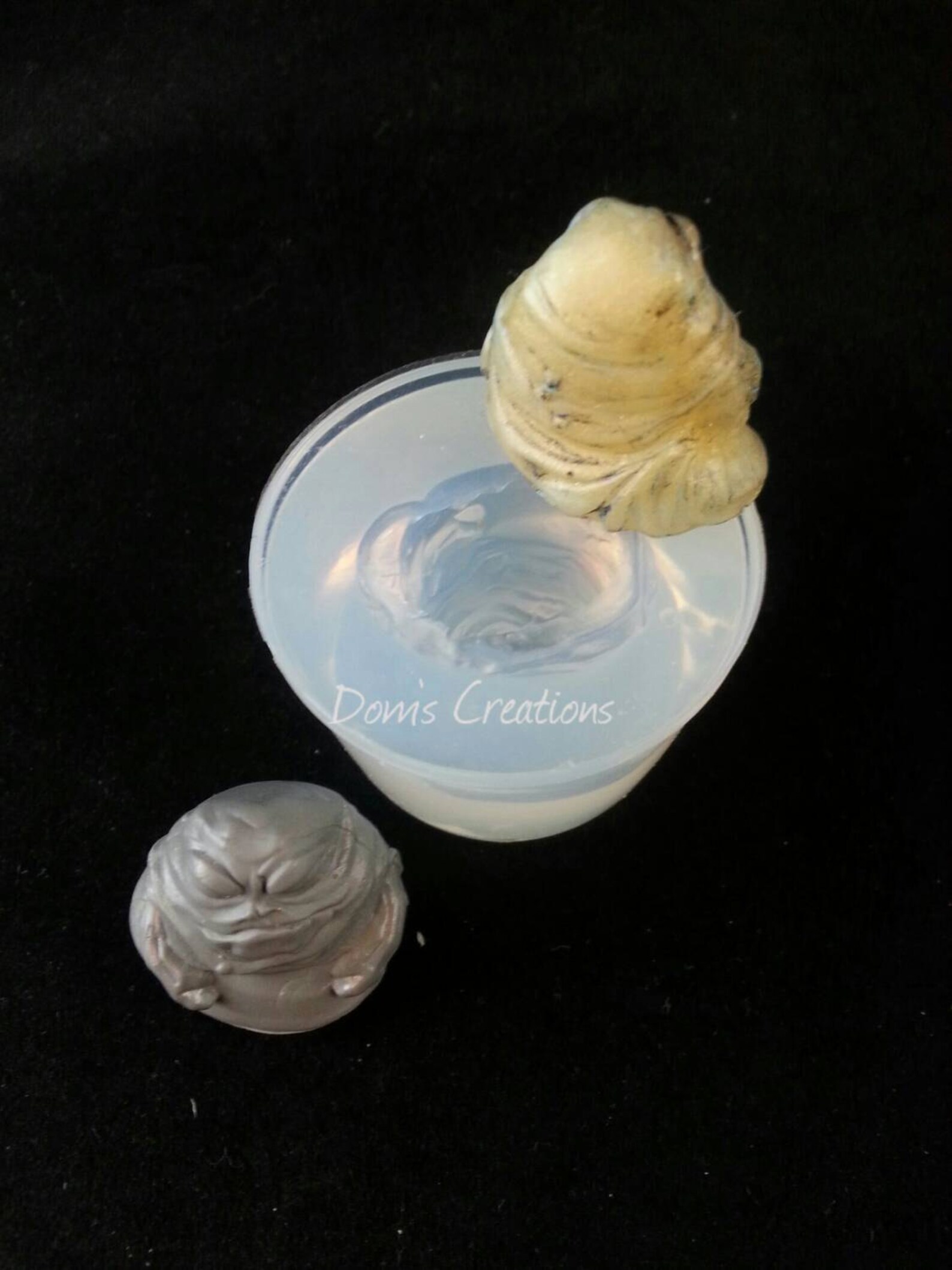 Miniature Slug Galaxy Fighting Figure Clear Silicone Mold - Etsy