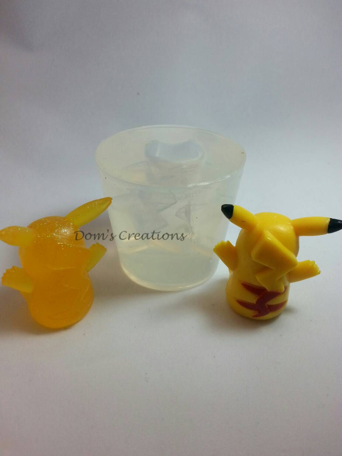 Pikachu 3D Pokémon Figure Clear Silicone Mold *NEW SIZES* - Etsy Australia