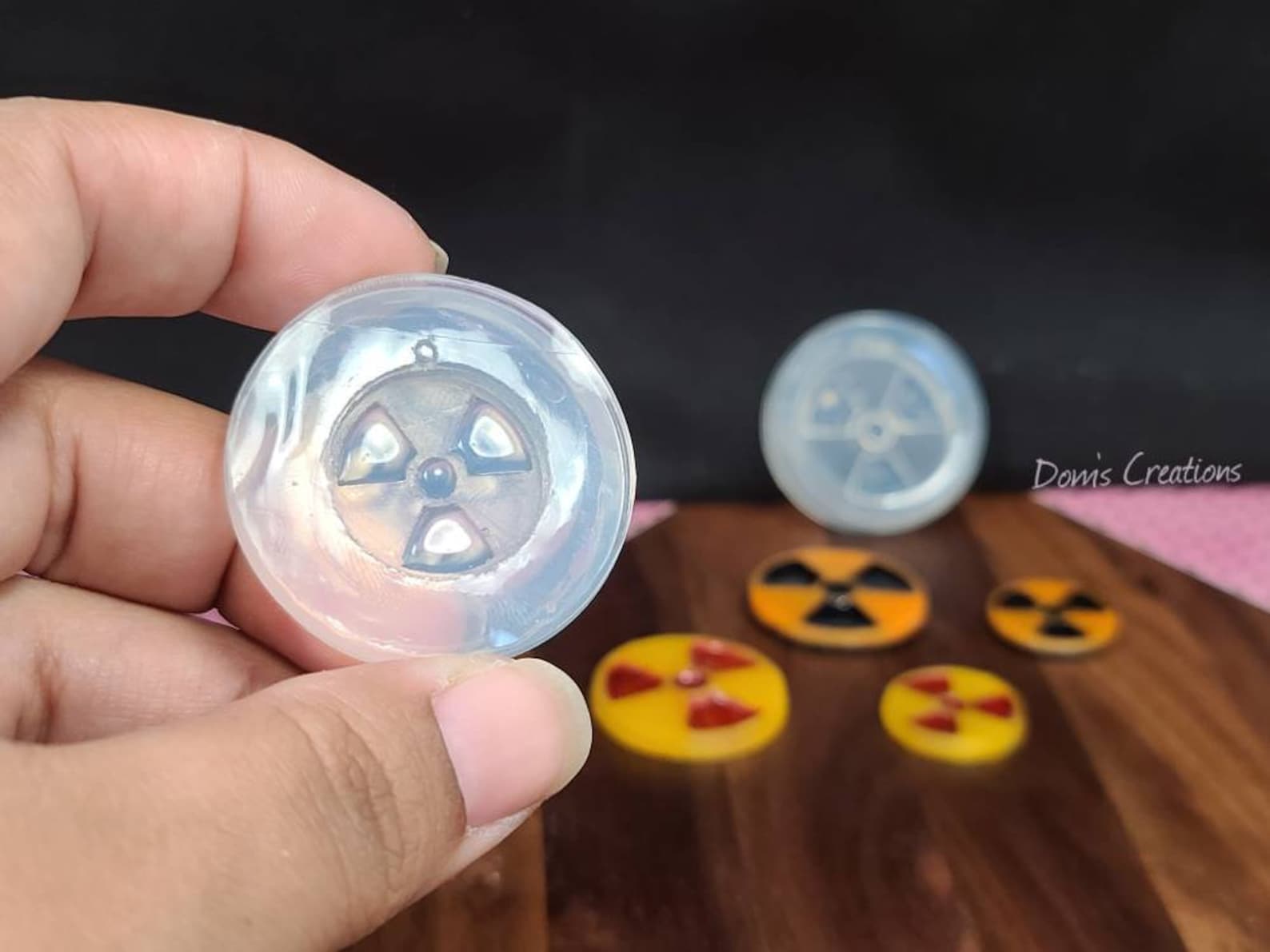 Nuclear Radiation Warning Symbol Clear Silicone Mold | Etsy