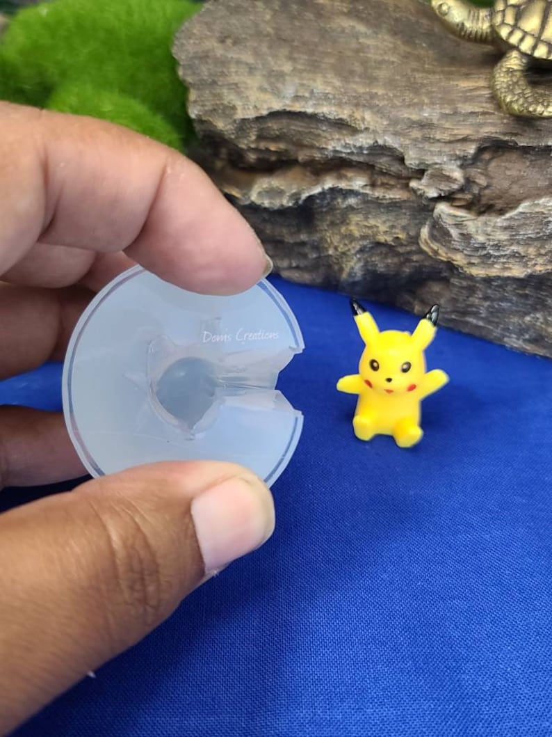Pikachu 3D Pokémon Figure Clear Silicone Mold NEW SIZES - Etsy