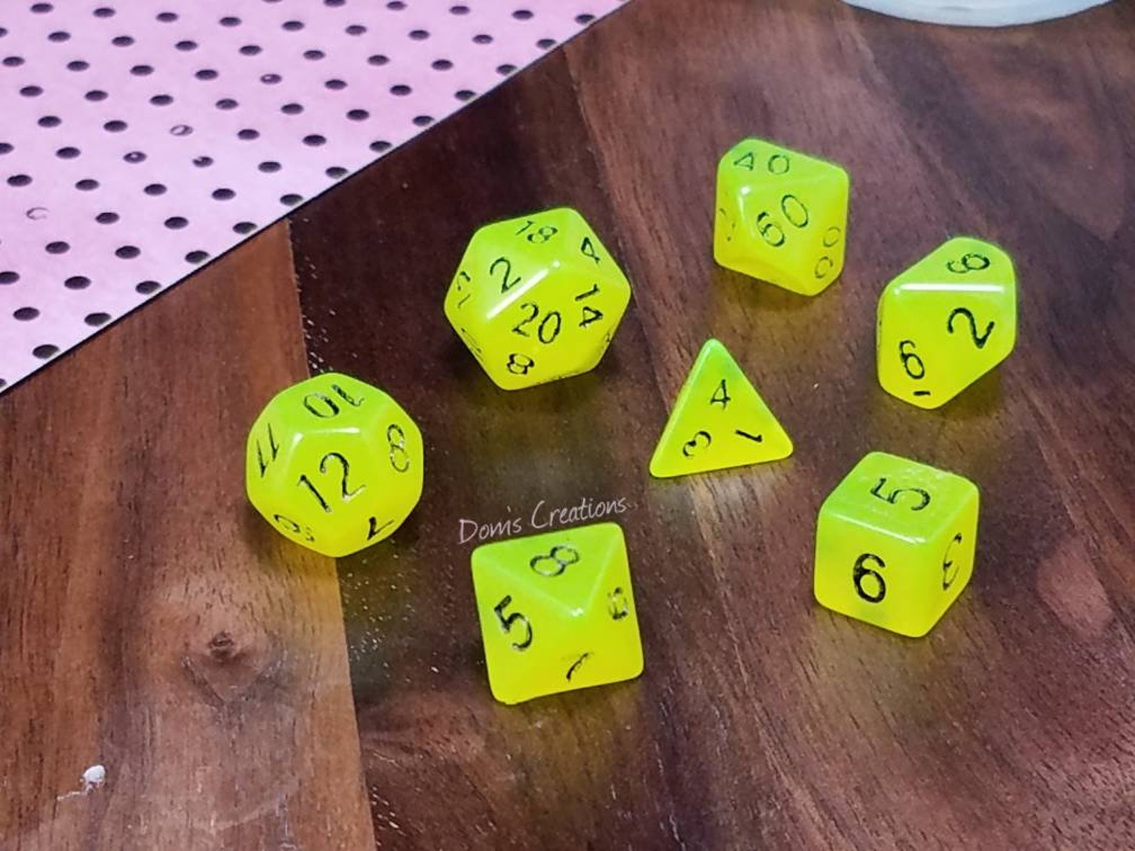 Mini Dice Set DND Gaming Clear Silicone Mold NO LID - Etsy