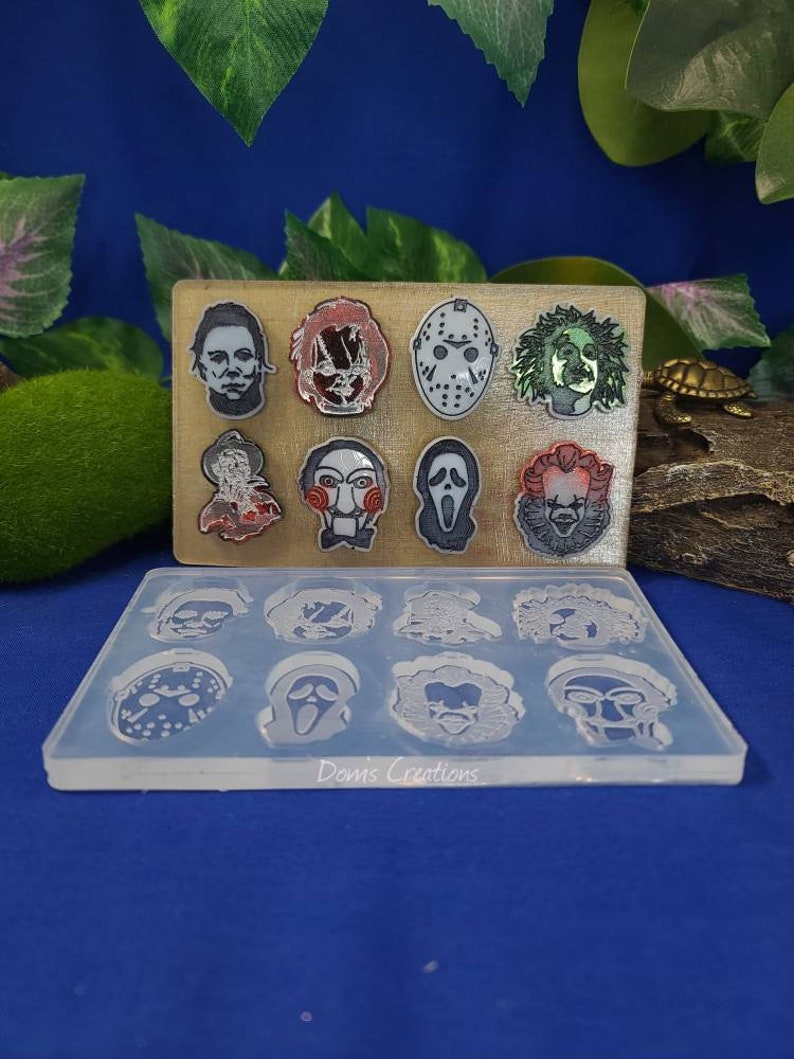 Horror Monsters Cameos Silicone Mold Pallet - Etsy