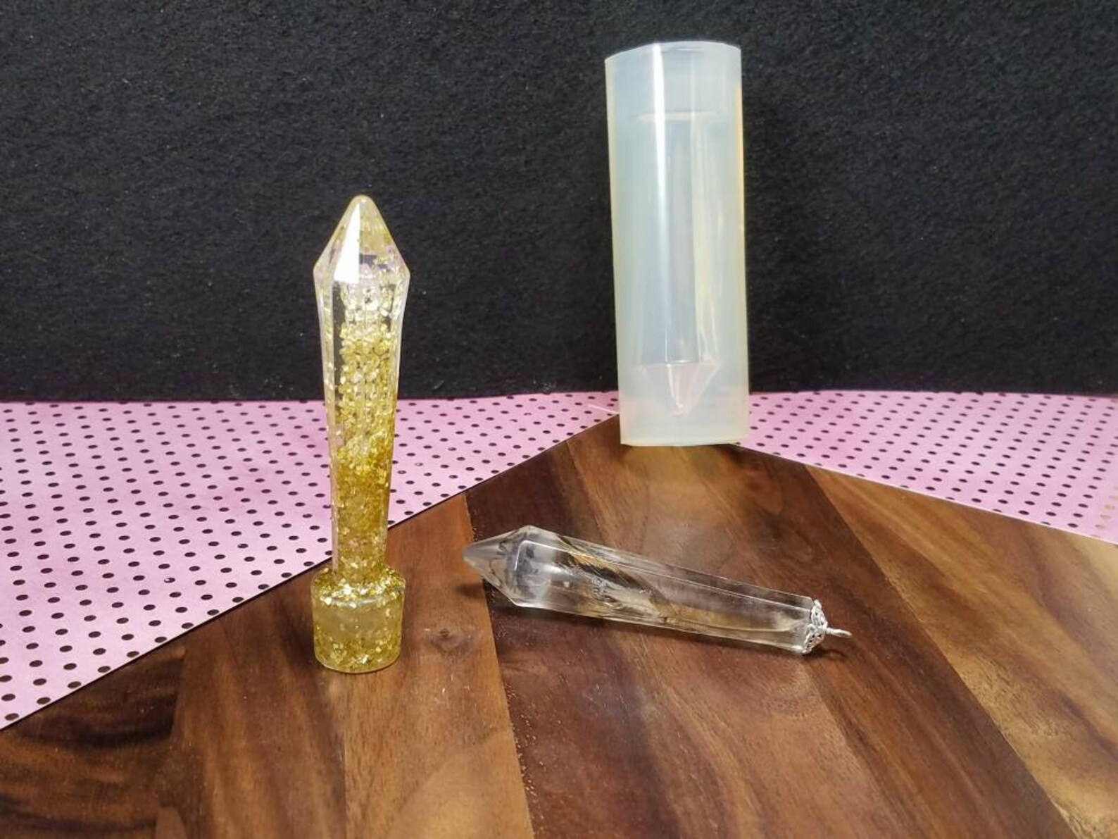 Crystal Pendulum, Scrying, Magic Tool, Clear Silicone Mold - Etsy